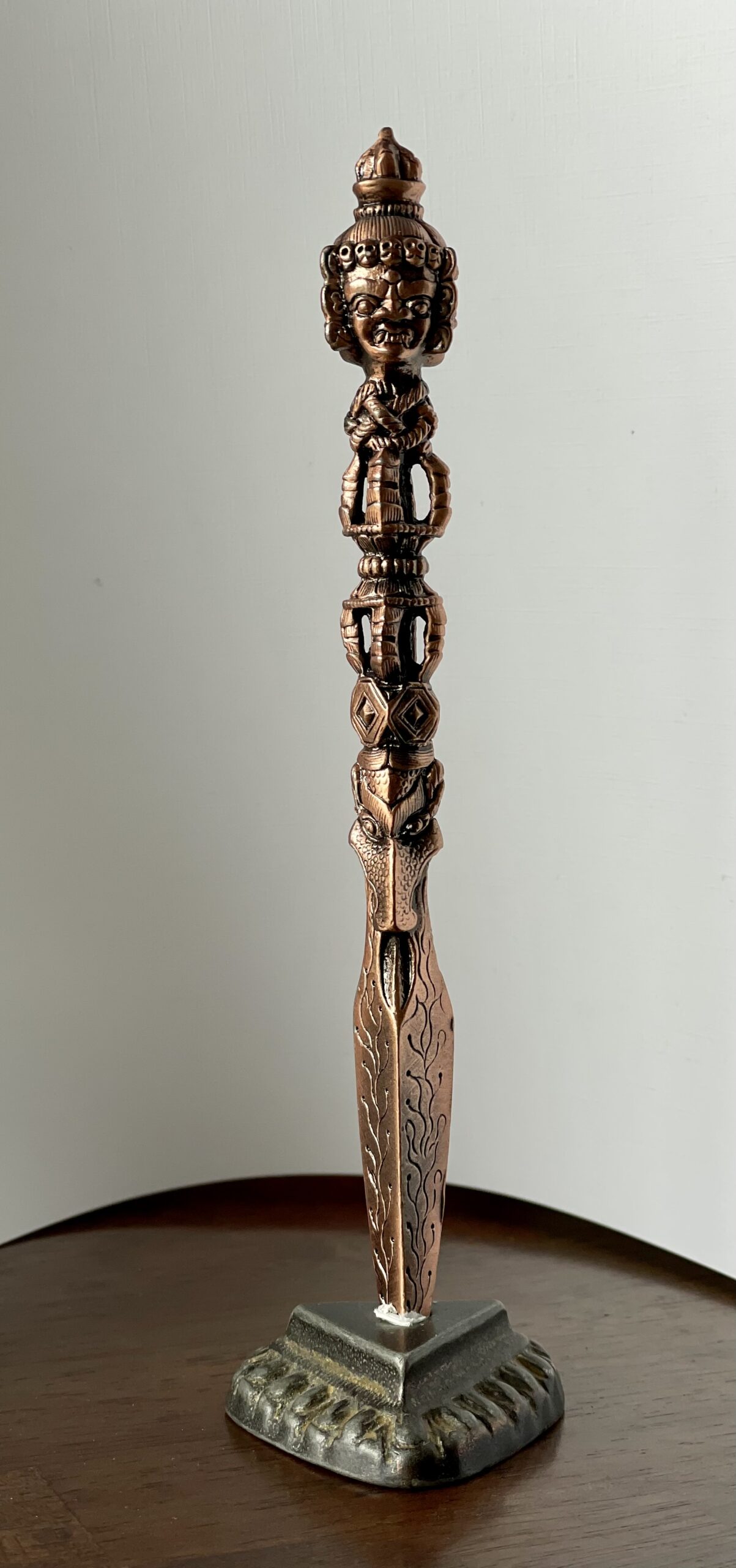 Shrine Phurba with Meteorite - Future Alchemy